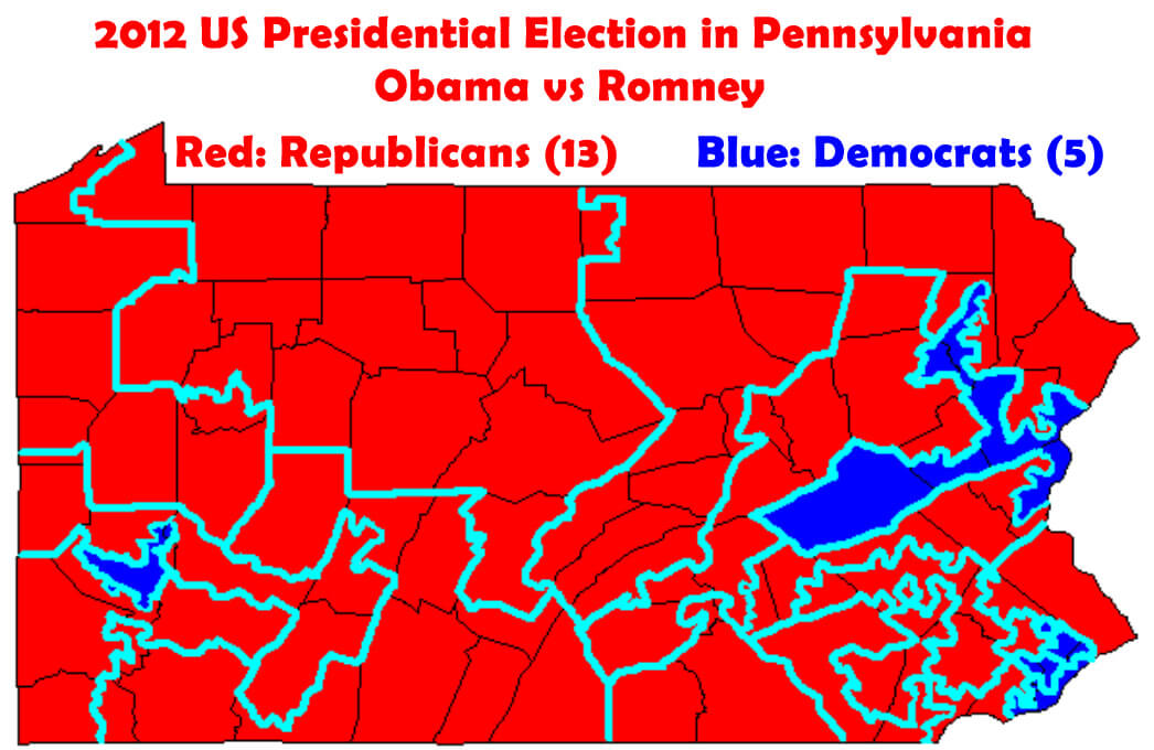 Pennsylvania Carte