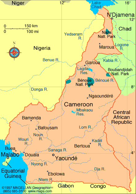 Garoua Carte et Image Satellite