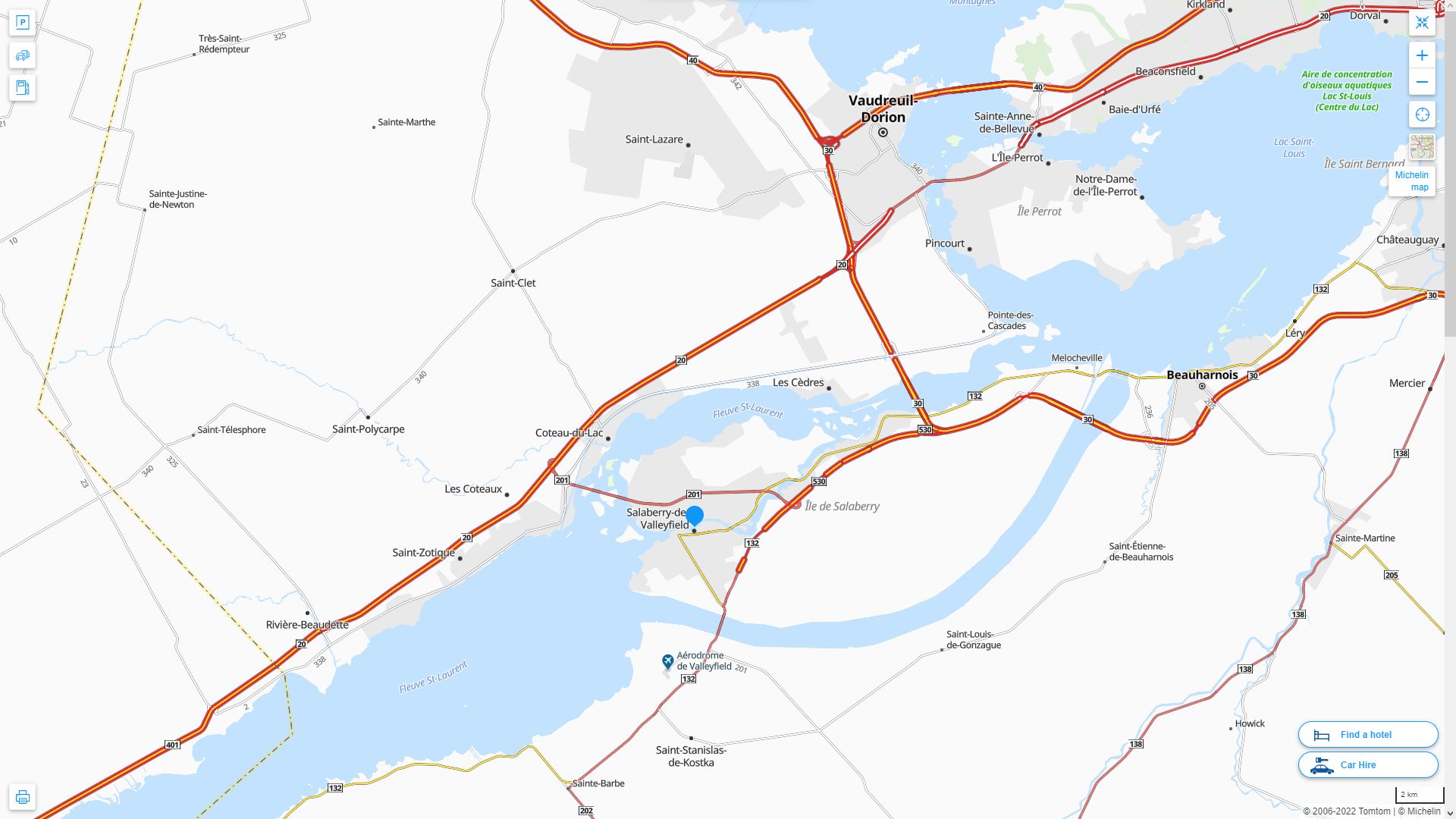 Salaberry de Valleyfield Plan