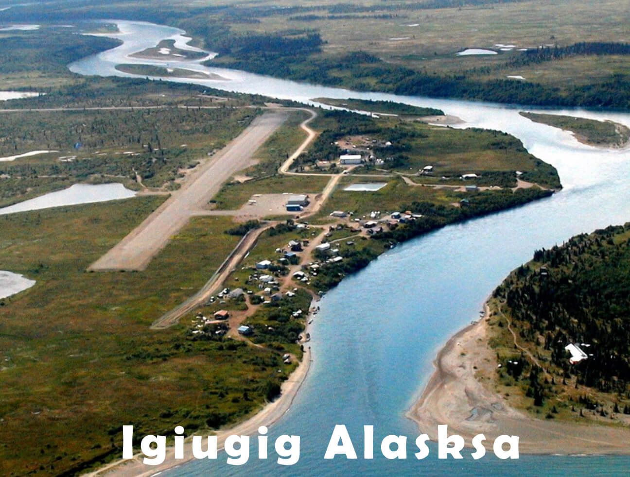 igiugig Alaska Carte et Image Satellite