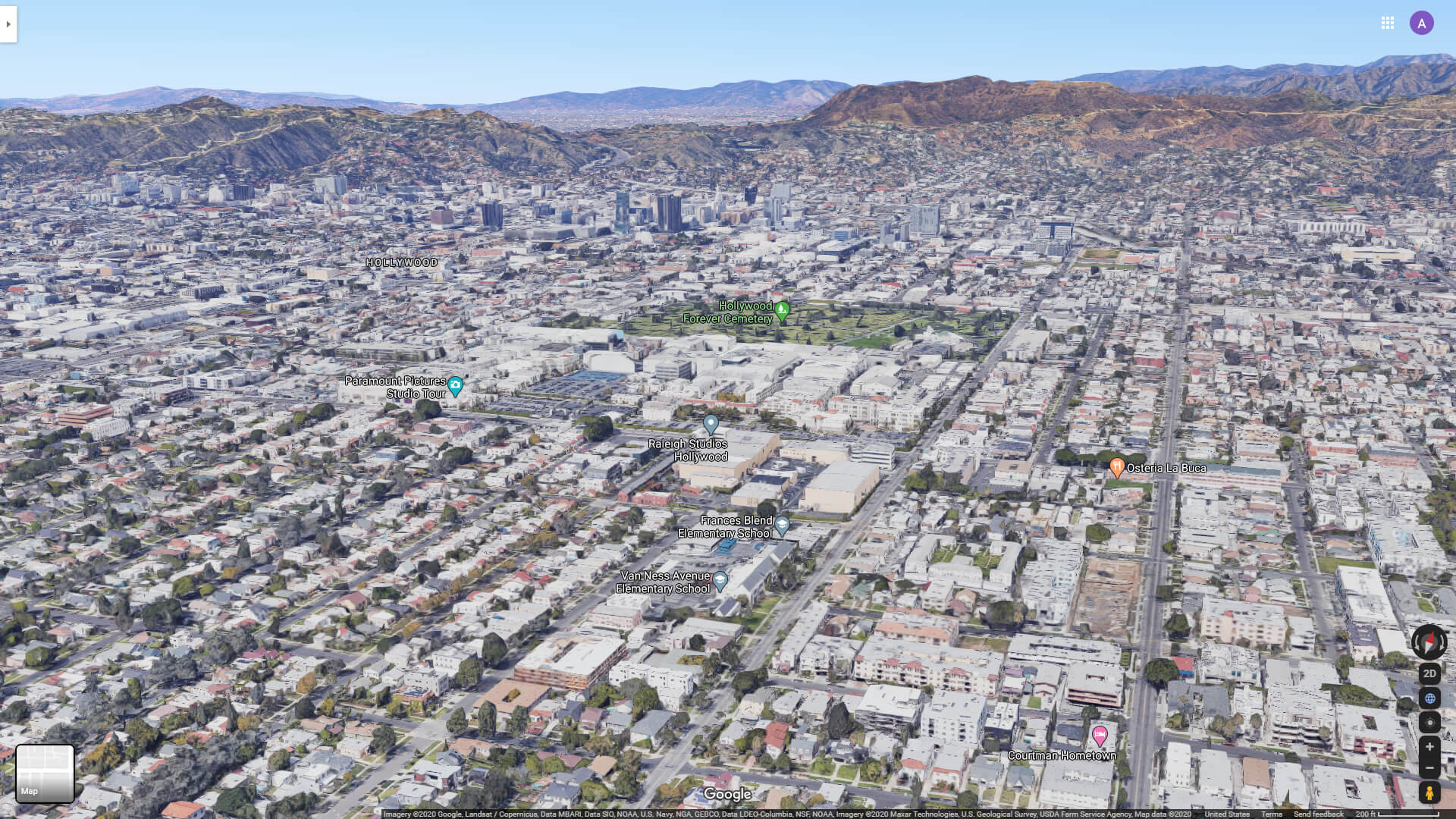 Los Angeles Plan, California