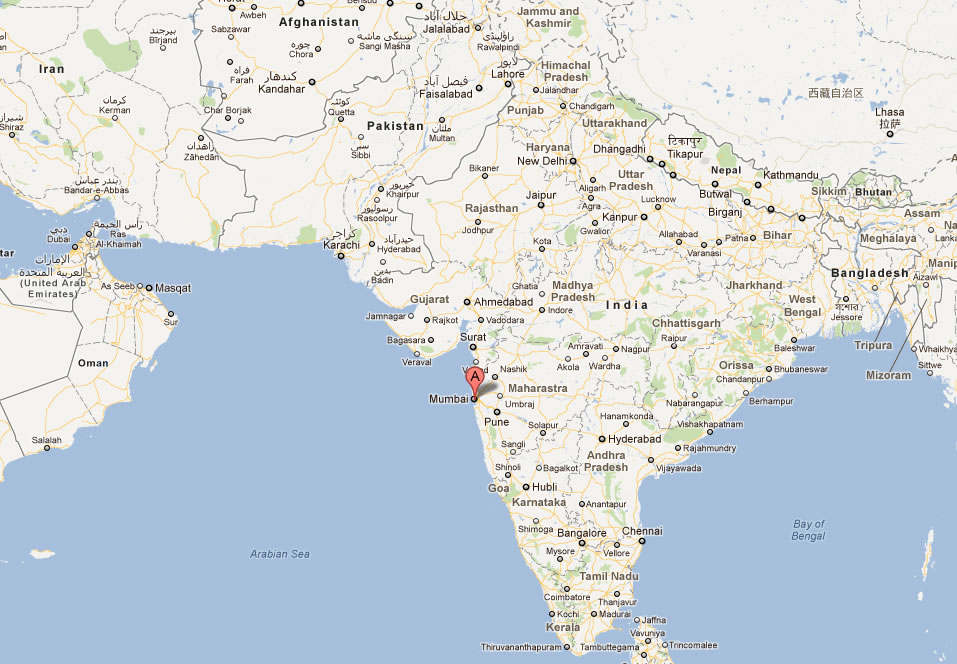 Mumbai Plan et Image Satellite