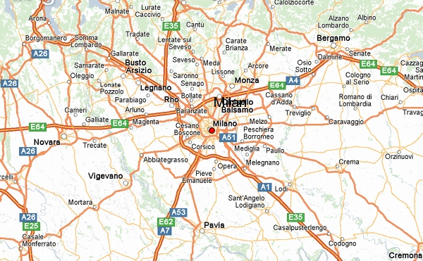Milan Carte et Image Satellite