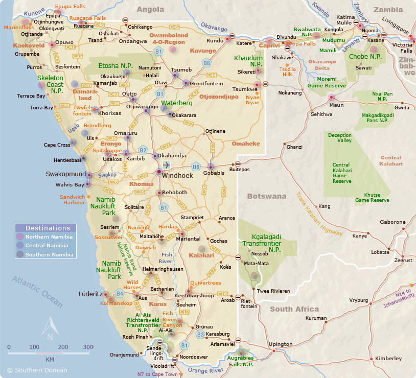 Windhoek Plan et Image Satellite