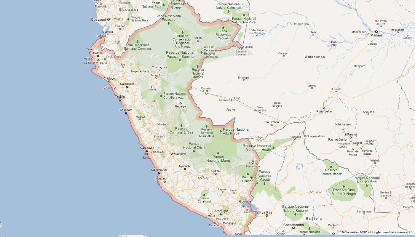 Perou Carte