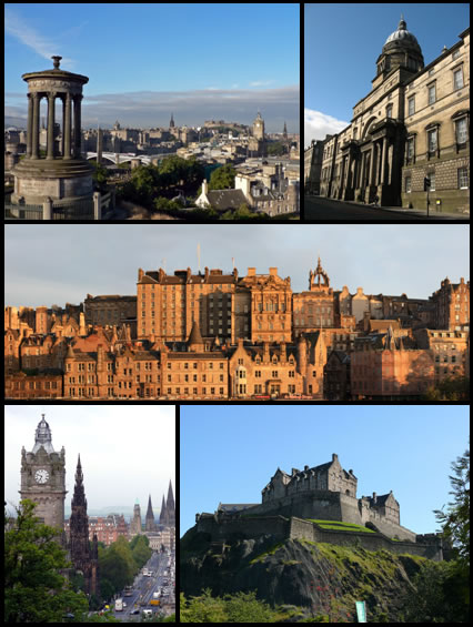 Edinburgh Carte et Image Satellite
