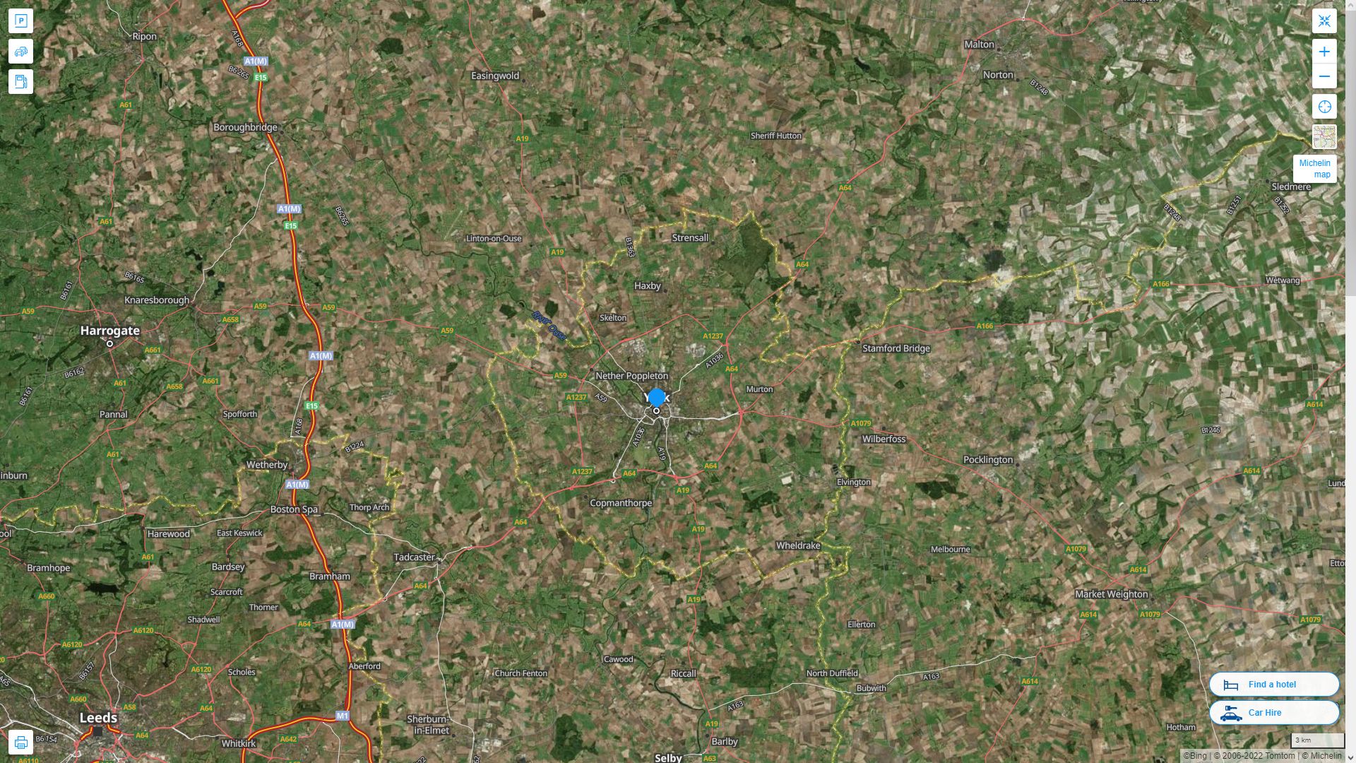 York Plan et Image Satellite