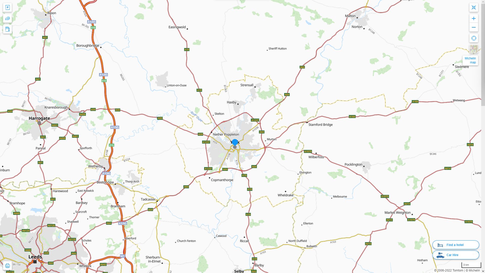York Plan et Image Satellite