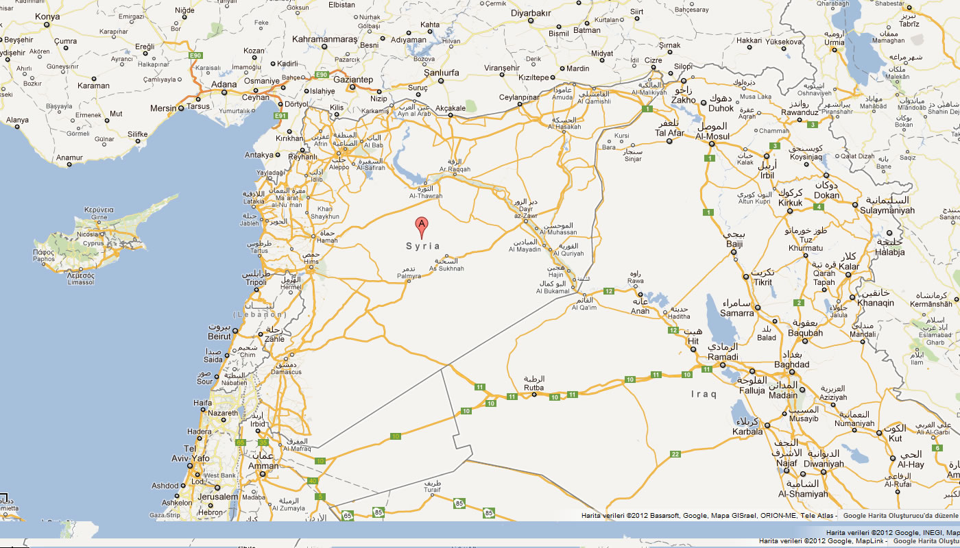 Syrie Carte et Image Satellite